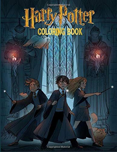 Harry Potter Coloring Book: Harry Potter Coloring Books for Adults and ...
