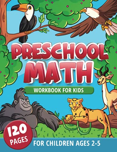 Preschool MATH workbook for kids: Learn to count, trace, and write ...