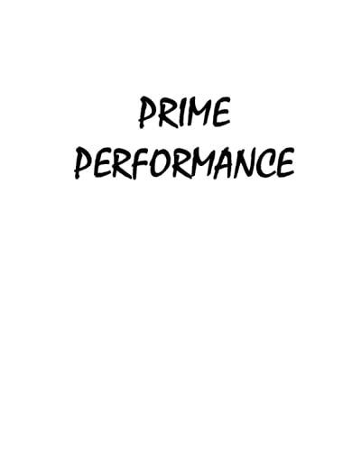 Prime Performance: Sports Journal | Notebook | Logbook | Diary | Black ...