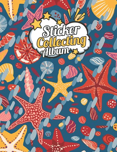 Sticker Album: Starfish Album of My Favorite Sticker Blank Book ...