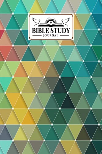 Bible Study Journal: Triangles Cover Bible Study Journal, A Christian ...