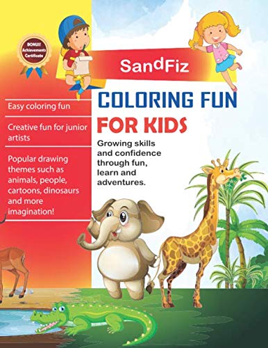 Sandfiz Coloring Fun for Kids: fun coloring books for kids, Children's ...