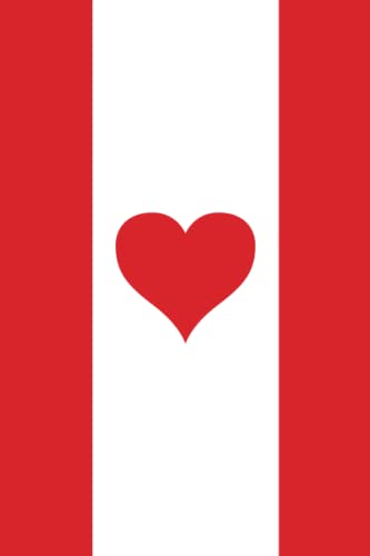 Love Canada: Notebook 6x9" 135 pages dotted notepaper by The Book Worx ...