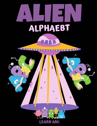 Learn ABC Alien Alphabet: worksheet for kids tracing letters ABC Learn ...