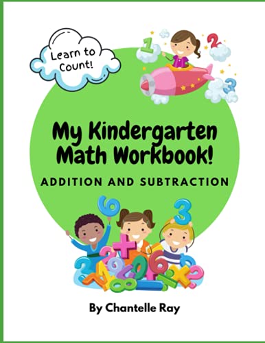 My Kindergarten Math Workbook Addition and Subtraction 8.5 x 11 inches ...