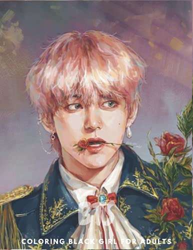 BTS Coloring Book: Stress Relief with BTS Jin, RM, JHope, Suga, Jimin ...