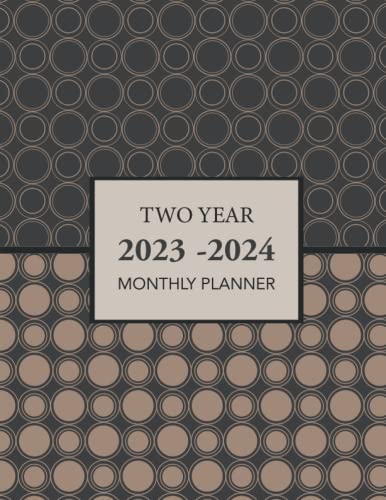 Two Year Monthly Planner: 24 Months Calendar and Appointments book with ...