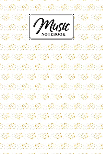 Music Notebook: Striped Music Notebook, Music Writing Notebook | Blank ...