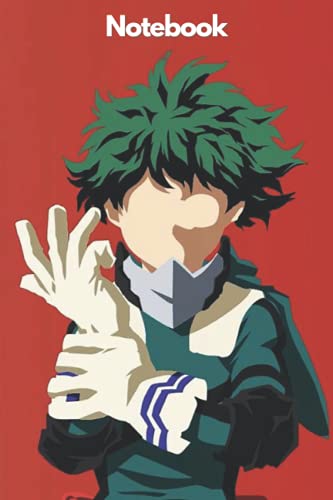 My Hero Academia Notebook: Izuku Midoriya Journal / Notebook For Anime ...