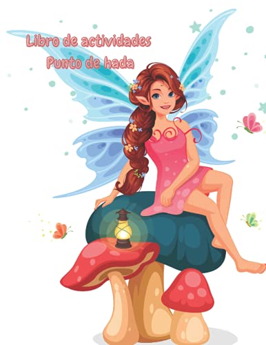 Libro de actividades Punto de hada: Libro de colorear para niñas ...