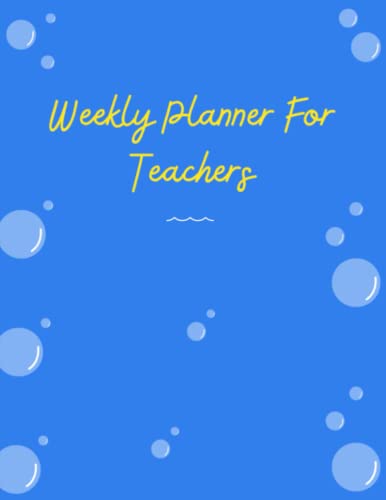 Weekly Planner for Teachers: Teacher Planner Not Dated, Teacher Planner ...