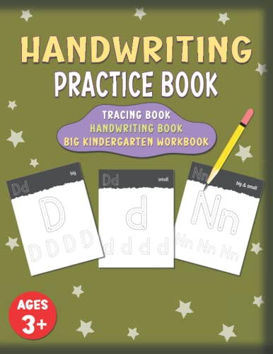 Handwriting Practice Book - Tracing Book, Handwriting Book & Big ...