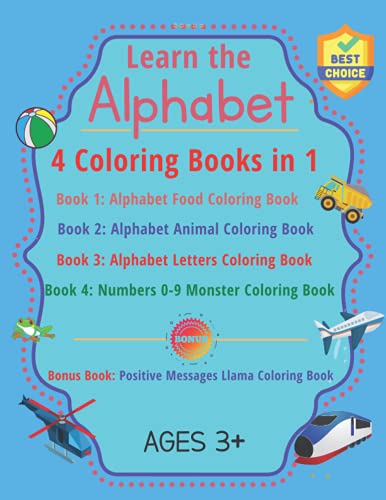 Alphabet 4-1 Coloring Book: Learn the Alphabet 4-1 Coloring book ...