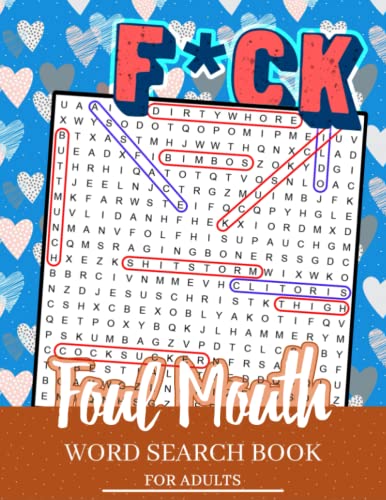 Adult Word Search Books Dirty - Fun & Filthy Word Search: Naughty, Lewd ...