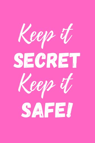 Keep it Secret, Keep it Safe - Password Tracker Logbook Pink: Gift for ...