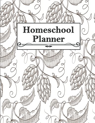 Homeschool Planner: Beautiful Undated Homeschool Planner with Monthly ...