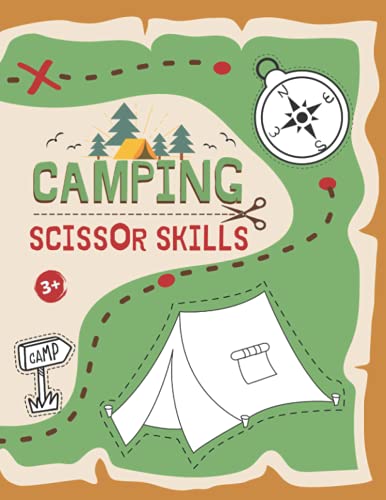 Camping Scissor Skills: 25 Simple Camping Elements for Kids to Coloring ...