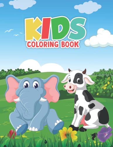 Kids Coloring Book: First Coloring Book for Toddler Preschool and ...