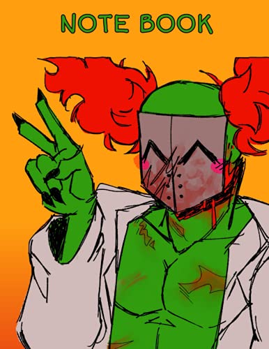 Tricky Notebook: Lined Journal 8.5 x 11 inches Tricky Fanart - Fnf ...