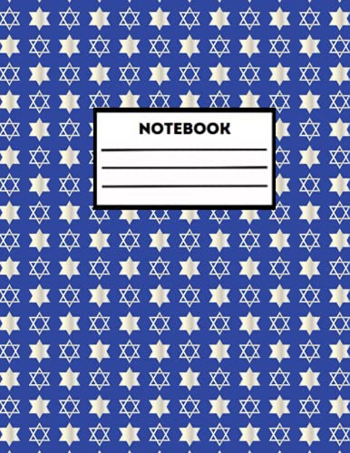 Jewish Notebook (Composition Style): 8.5x11 120 Pages College Ruled ...