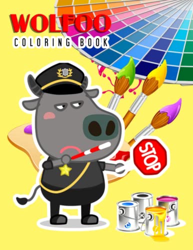 Wólfòo Coloring Book: An Amazing Coloring Book With Lots Of ...