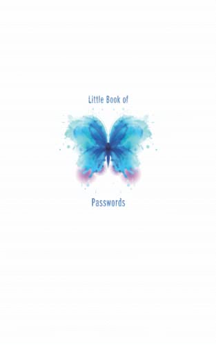 Password Book: Discreet Watercolor Butterfly Design Protect Your ...