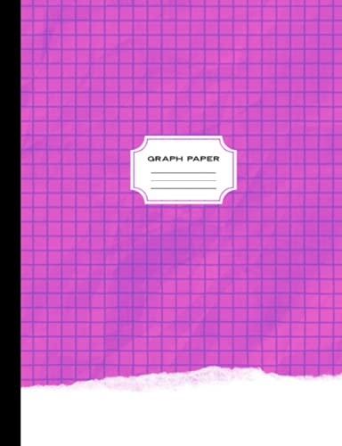 Graph Paper: Composition Notebook Pink Cover School Book for Girls ...