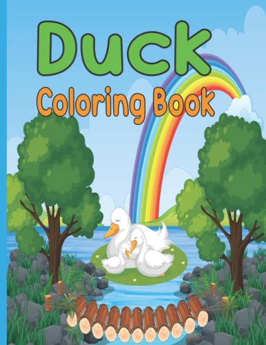 Duck Coloring Book: A Awesome Duck Coloring Book For Kids | Funny Duck ...