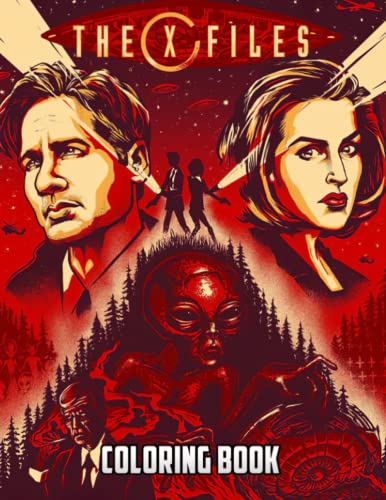 The Coloring Book: A Large Print Relaxing X-files Illustrations Gifted ...