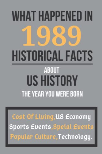 What Happened In 1989 Historical Facts About Us History The Year You ...