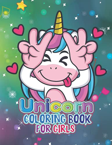 Unicorn coloring book for girls: Magical Unicorns Activity Book for ...