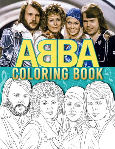 ABBA Coloring Book: Lots Of Unique Illustrations For You To Color And ...