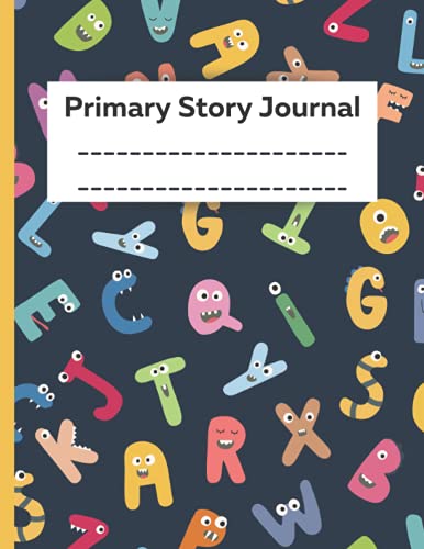 Primary Story Journal: Monster Alphabet Dotted Midline and Picture ...