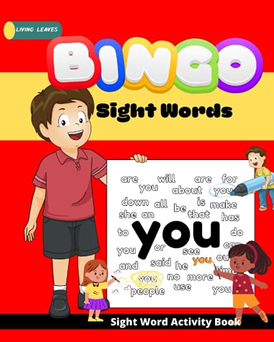 Bingo Sight Words: Sight Word Activity Book by Living Leaves LL Pub ...