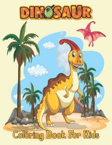 Dinosaur Coloring Book: Unique Dinosaur Coloring Book for Boys and ...