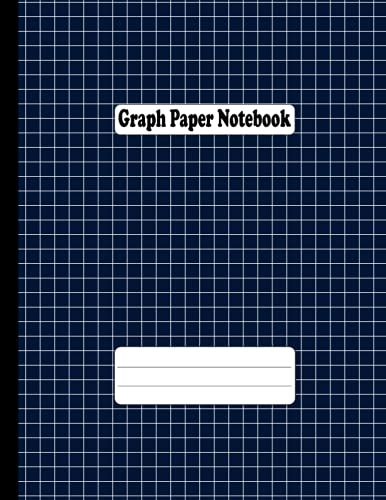 Graph Paper Notebook 1/2 Inch Squares: Graph Paper Notebook for Math ...