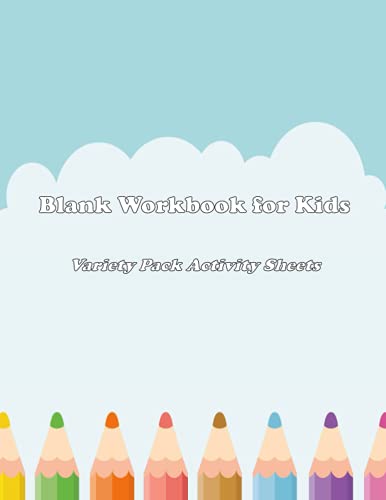 Blank Workbook for Kids: Various Activity Sheets by Abstract Minds ...