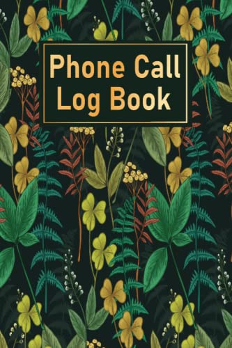 Phone Call Log Book: Telephone Message Book With Over 500 Call Log ...
