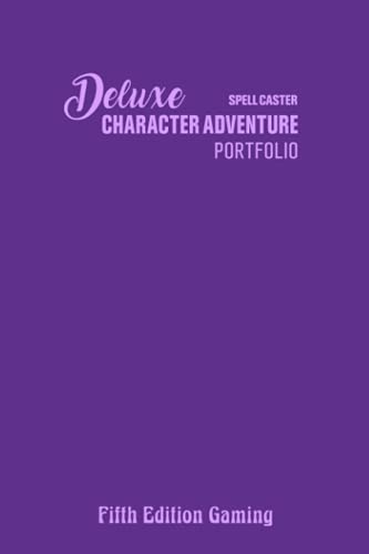 Deluxe Character Adventure Portfolio/Journal: Spell Caster Edition by ...