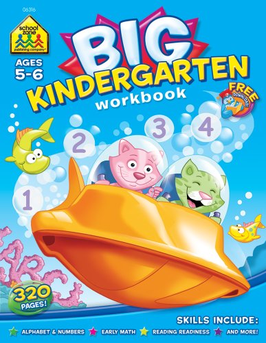 Big Kindergarten Workbook by School Zone Publishing Company Staff ...
