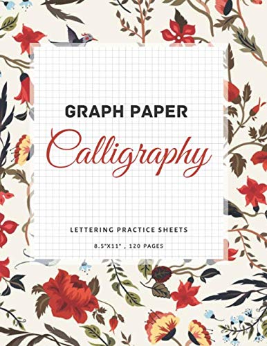 Graph Paper Calligraphy: Lettering Practice Sheets, Premium Drawing ...