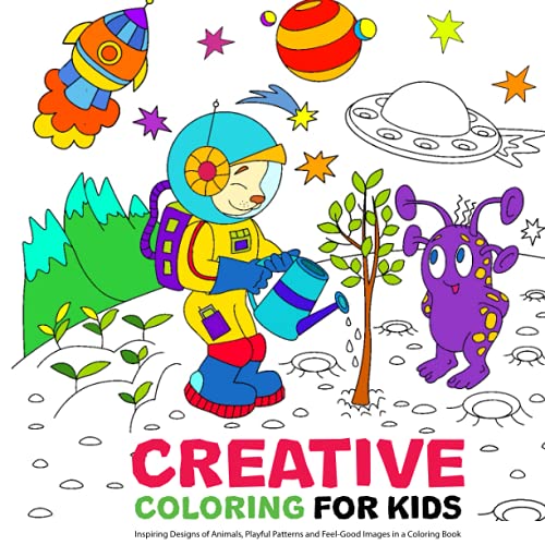 Creative Coloring for Kids: Inspiring Designs of Animals, Playful ...