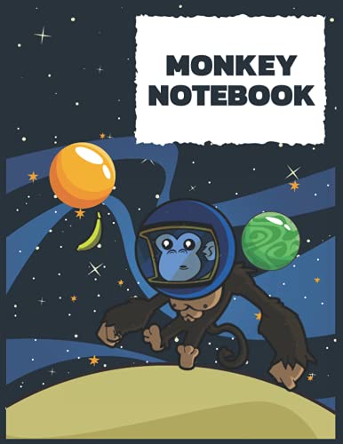 Monkey Notebook: Cute Gift Journal for Boys Girls Children Blank Lined ...