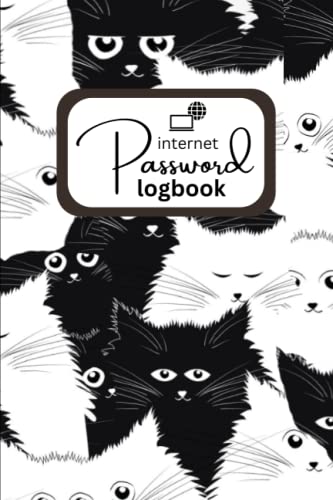 Internet Password Book: happy cat password book, log in, internet ...