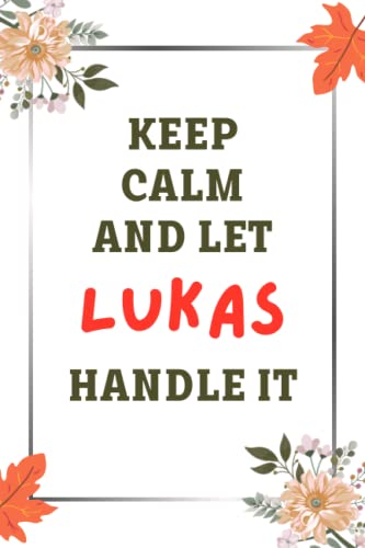 Lukas Notebook: Personalized Name Notebook Journal for Lukas, Blank ...