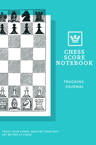 Chess score books | 100 game tracker, analyse your moves, improve your ...