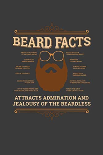 Beard Facts: Reading Notebook Journal For Men Who Love To Wear A Beard ...