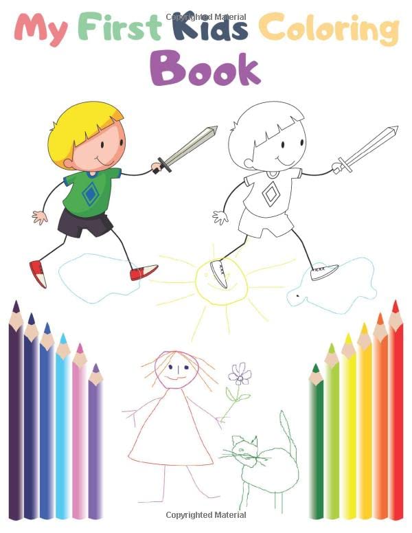 My First Kids Coloring Book: New 2020 Fun with 200 Animals, Toys ...