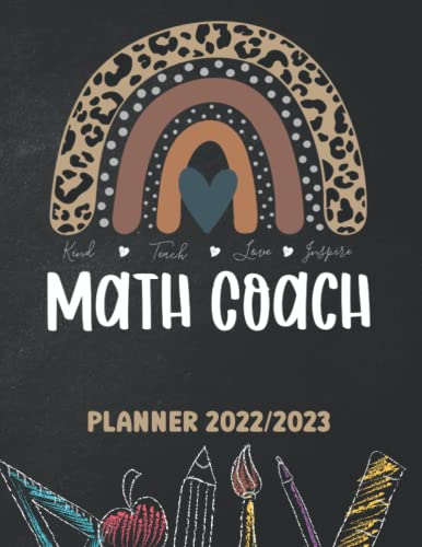 Math Coach Planner 2022-2023: Monthly and Weekly Class Organizer ...