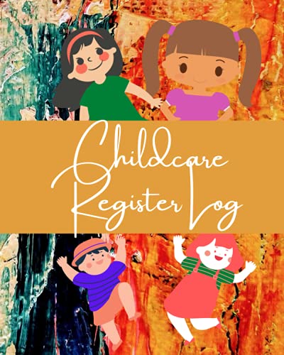 Childcare Register Log: Cute Boys and Girls Sign In and Out Register ...